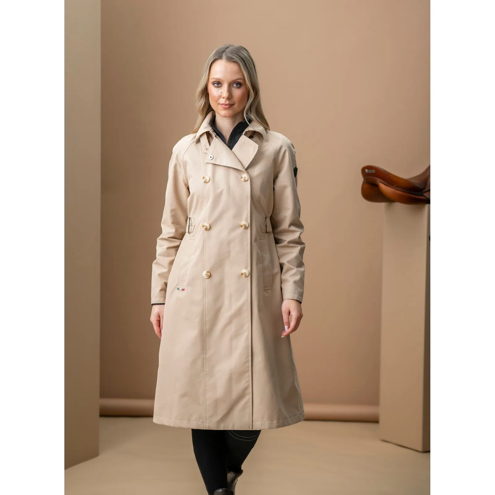 Alessandro Albanese Women's Isabella Riding Trench Coat - Sand - Høymyr ...